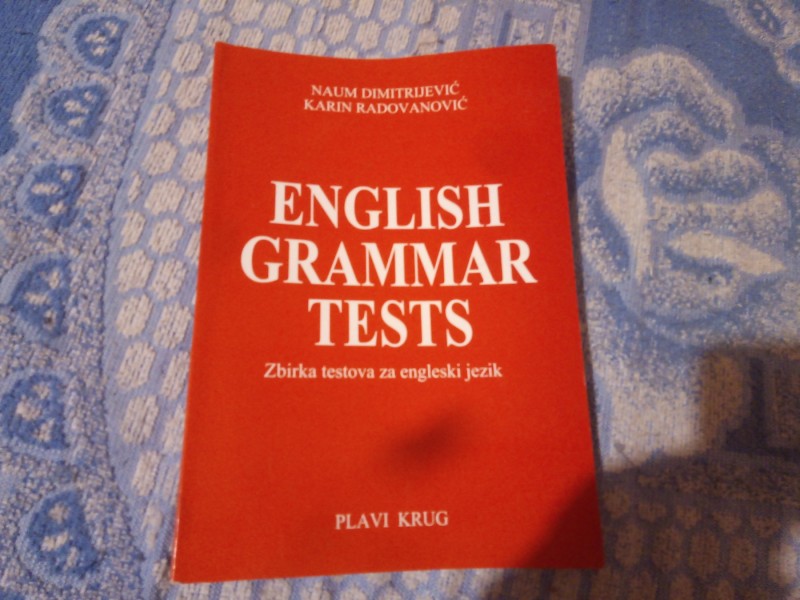 ENGLISH GRAMMAR TESTS