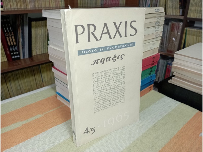 PRAXIS 4-5/1965 filozofski dvomjesečnik