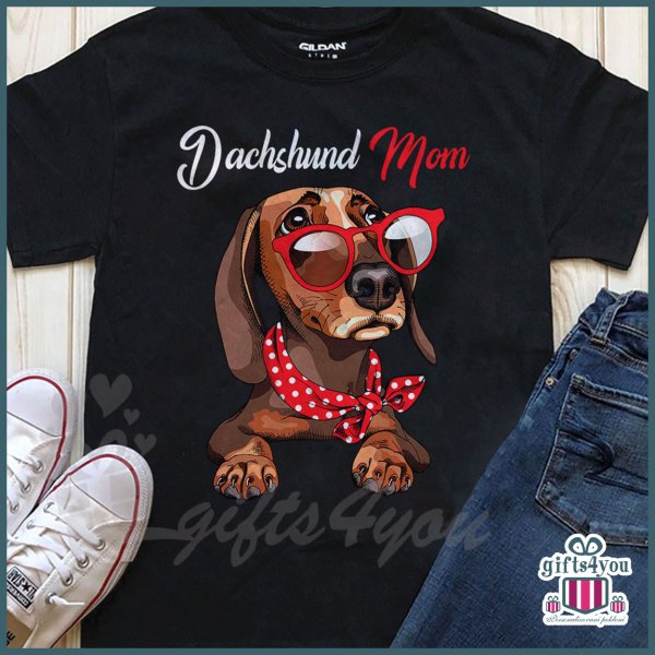 Dachshund mom majica