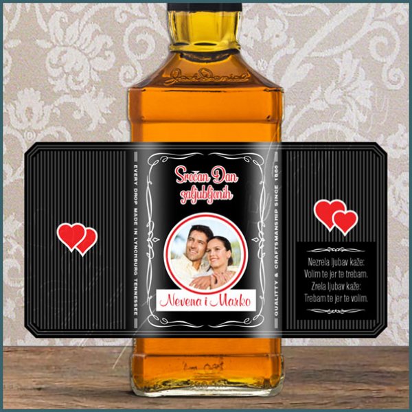 Srećan dan zaljubljenih whiskey Jack Daniels