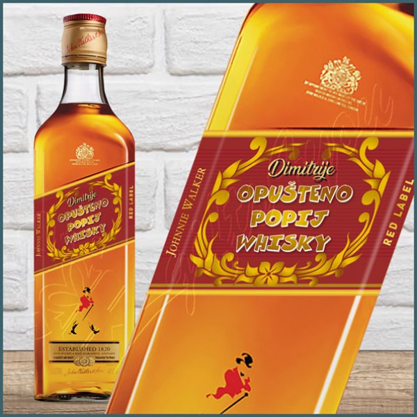 Opušteno popij whiskey Johnnie Walker