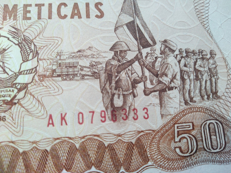 Mozambik 50 meticais,1986 god.UNC,lep broj 333