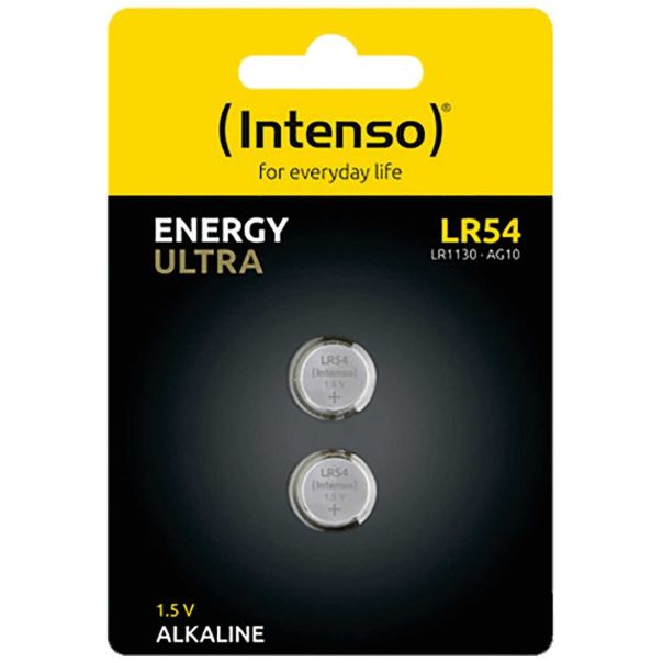 INTENSO Baterija alkalna LR54/2, 1,5V dugmasta, blister 2 kom