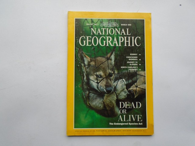National geographic ENG mart 1995. Ugrožene životinje