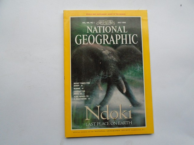 National geographic ENG jul 1995. Ndoki, Kongo, Afrika