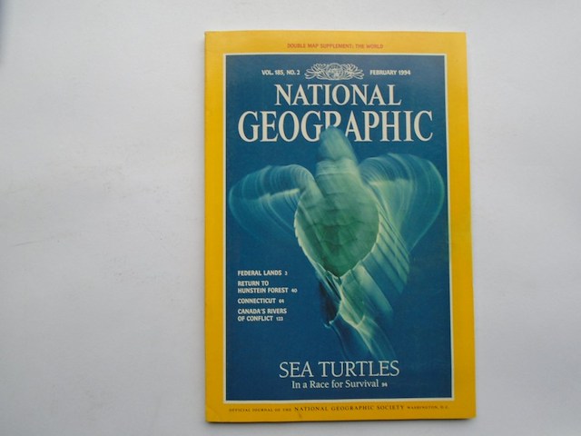 National geographic ENG feb 1994. morske kornjače