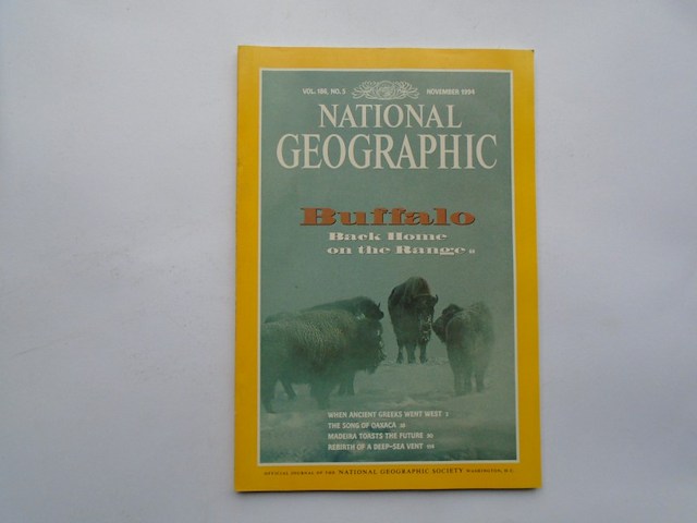 National geographic ENG nov 1994. Bizoni