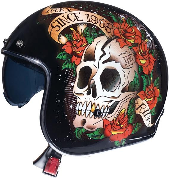 KACIGA MT LE MANS 2 SKULL ROSES