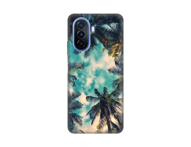 3G Print Palm Tree silikonska zaštitna maska za Huawei Y70