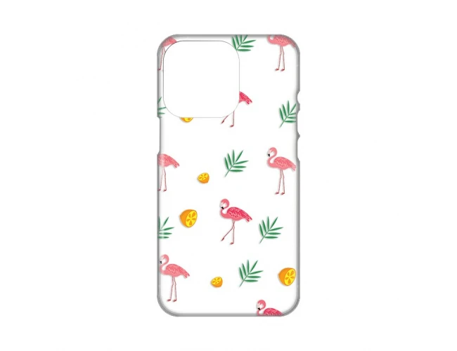 3G Print Skin Flamingos zaštitna maska za iPhone 14 Pro