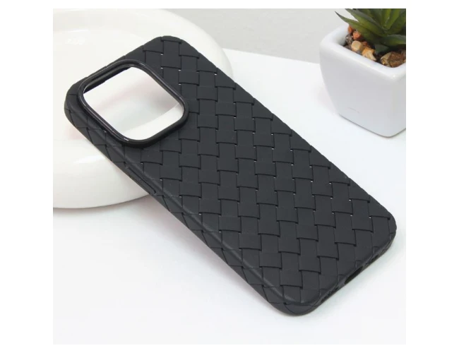 3G Weave case crna zaštitna maska za mobilni iPhone 14 6.1 Pro