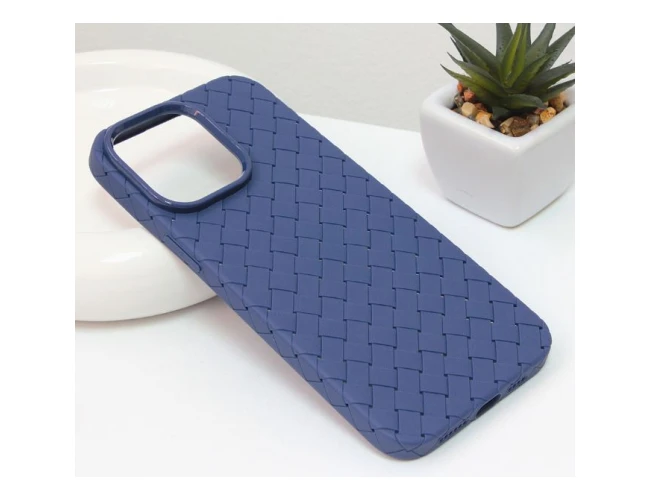 3G Weave case plava zaštitna maska za mobilni iPhone 14 Pro Max 6.7