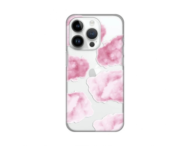 3G Print Skin Pink Clouds zaštitna maska za iPhone 14 Pro