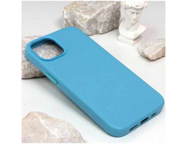 3G Beautiful Shine Leather svetlo plava zaštitna maska za mobilni iPhone 14 6.1