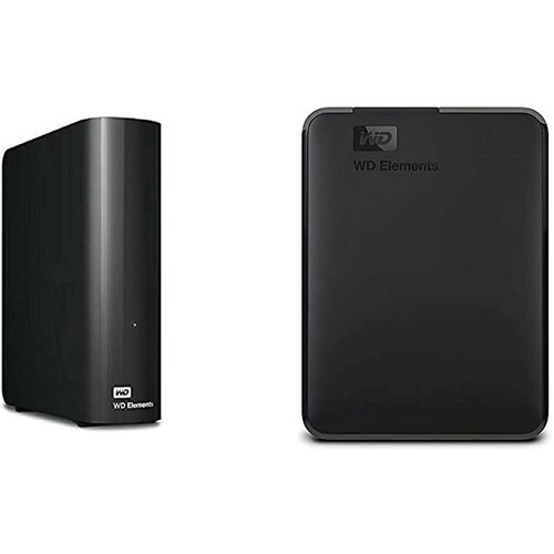 WESTERN DIGITAL Eksterni HDD 4TB - Elements desktop - WDBWLG0040HBK -