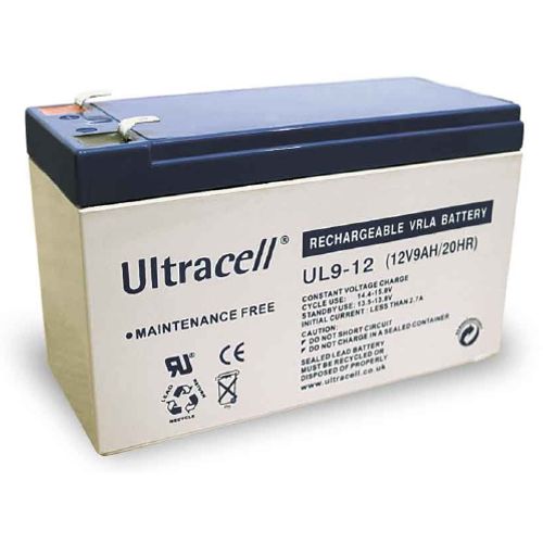 Ultracell UL9-12 Battery 12V / 9.0Ah, UPS