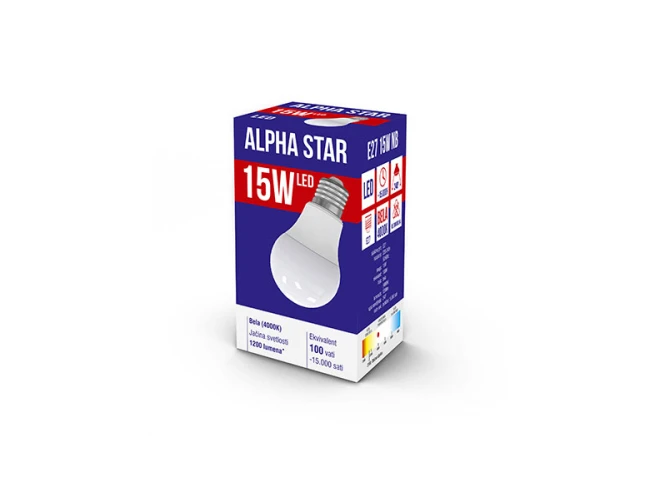 Alpha Star LED sijalica (023999) E27 15W 4000K 1200 lumena