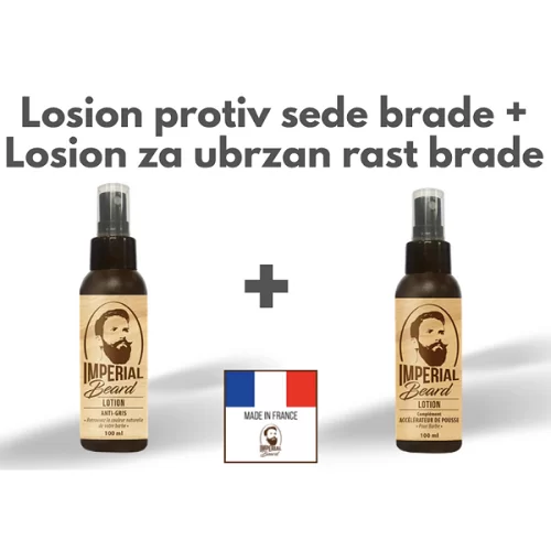 Losion protiv sede brade+losion za rast brade
Losion protiv sede brade+losion za rast brade