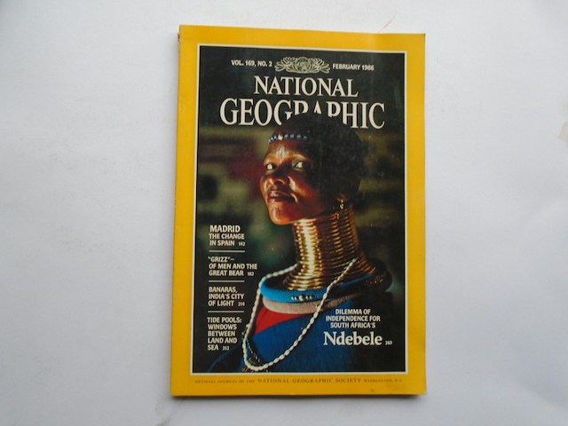 National geographic ENG feb 1986. Madrid