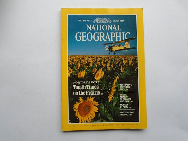 National geographic ENG mart 1987. Severna Dakota