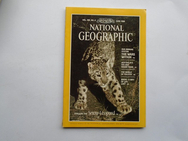 National geographic ENG jun 1986. Snežni leopard