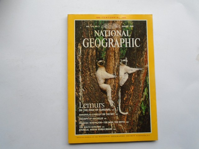 National geographic ENG avg 1988. Lemuri