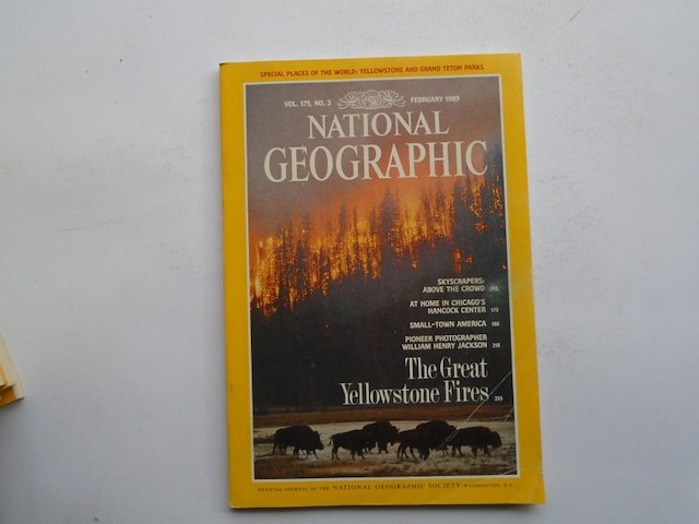National geographic ENG feb 1989. Yellowstone fires