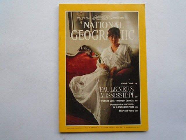 National geographic ENG mart 1989. Foknerov Misisipi