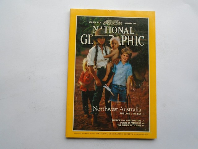 National geographic ENG jan 1991. Australija