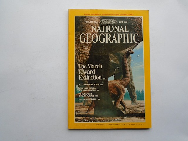 National geographic ENG jun 1989. Dinosauri