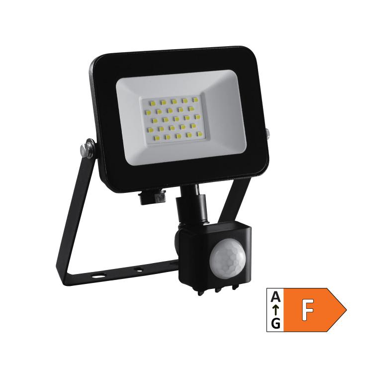 PROSTO LED reflektor sa PIR senzorom 20W LRF024SW-20W/BK