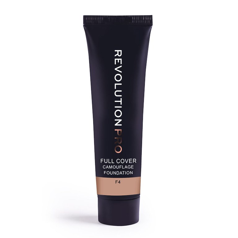 Tečni puder REVOLUTION PRO Full Cover Camouflage 25ml F4