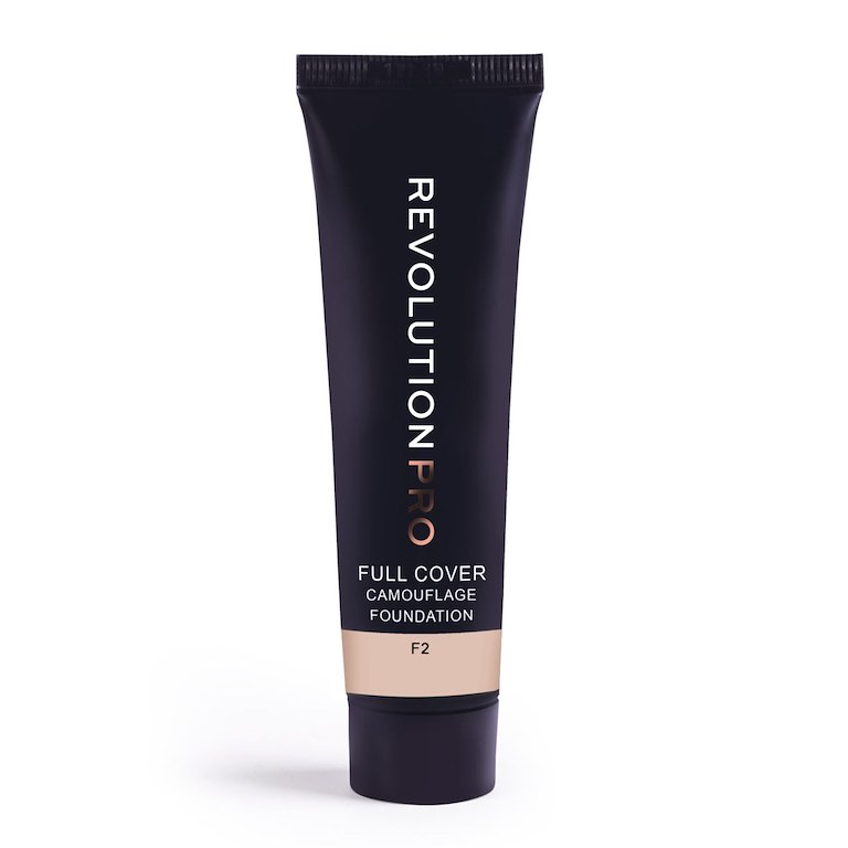 Tečni puder REVOLUTION PRO Full Cover Camouflage 25ml F2