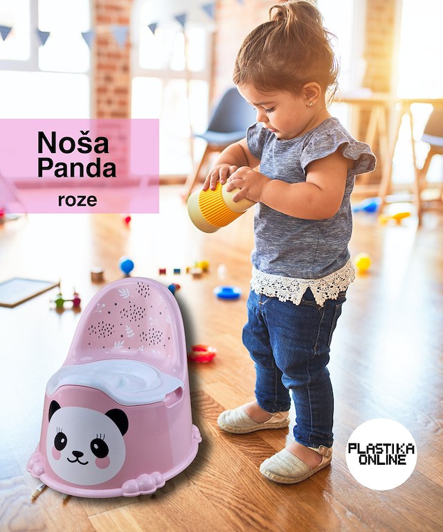 Noša ANIMAL Panda roze