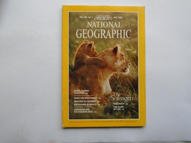 National geographic ENG maj 1986. Serengeti