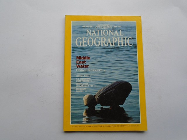 National geographic ENG maj 1993. Voda Bliski istok