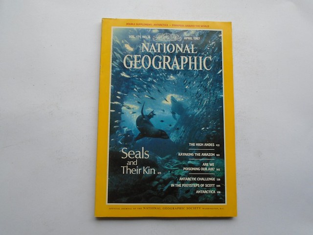 National geographic ENG apr 1987. Foke