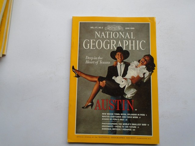 National geographic ENG jun1990. Ostin,Texas, Austin