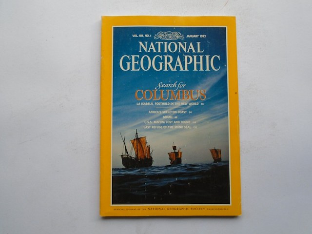 National geographic ENG jan 1992. Kolumbo