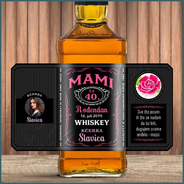 Srećan rođendan mami whiskey Jack Daniels