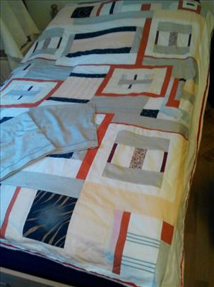 Prekrivac, pokrivac-pacvork 2 jastucnice (15)