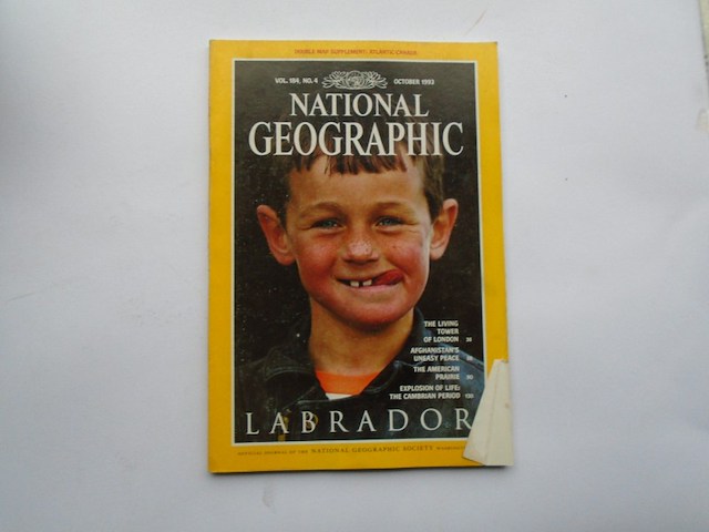 National geographic ENG okt 1993. Labrador , Kanada