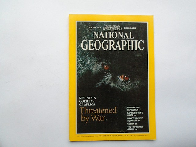 National geographic ENG okt 1995. Planinske gorile