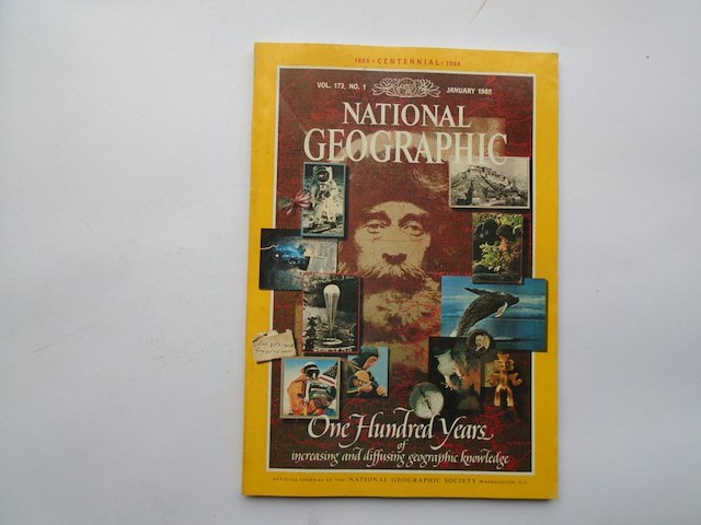 National geographic ENG jan 1988. 100 godina NG