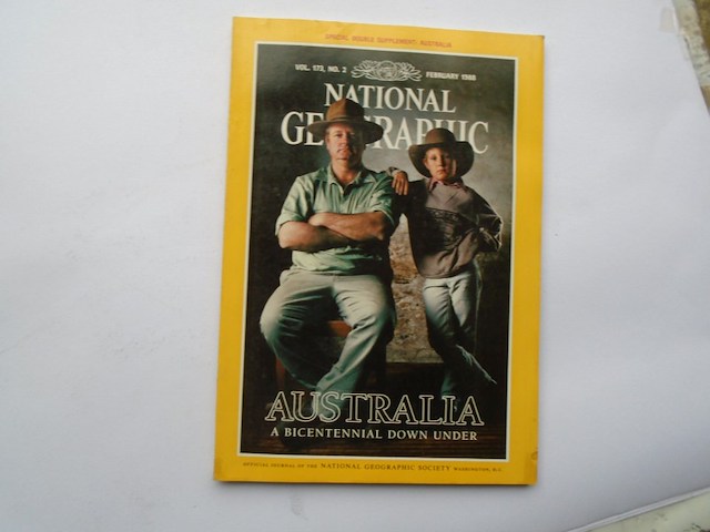 National geographic ENG feb 1988. Australija