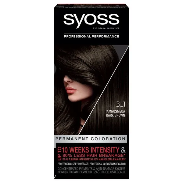 Syoss boja za kosu 3-1 Dark brown