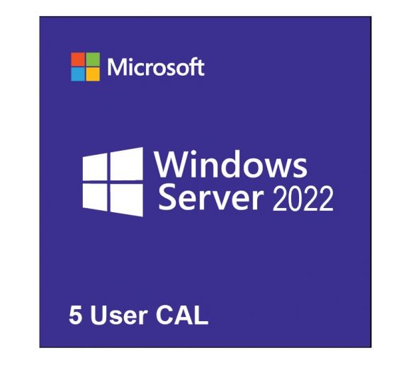 Microsoft - Windows Server CAL 2022 English 1pk DSP OEI 5 Clt User CAL