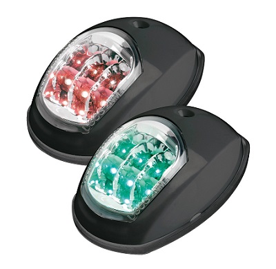 Navigaciona LED svetla crna 12V