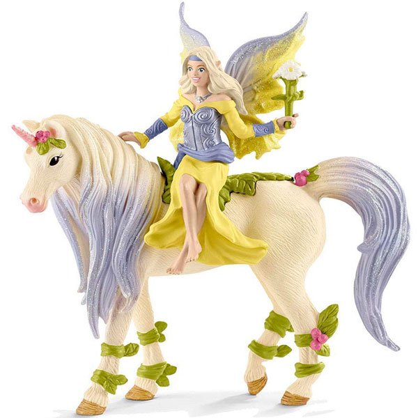 Schleich Bayala figura Vila Sera sa cvetni jednorogom 70565