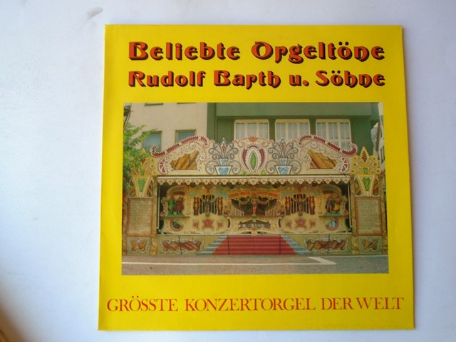 Muzika za orgulje, Rudolf Barth